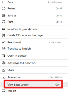 How to View the Source Code of a Website