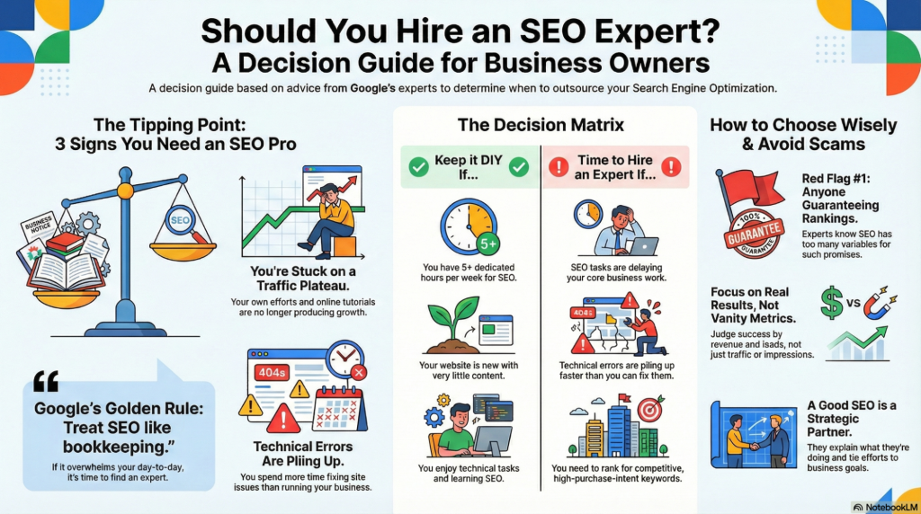 Should I Hire Someone for SEO? - What Does Google Say? - Stan Ventures