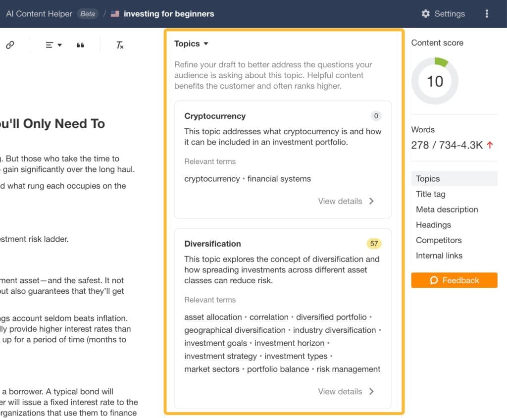 Ahrefs’ AI Content Helper: Transform Content Optimization with AI ...