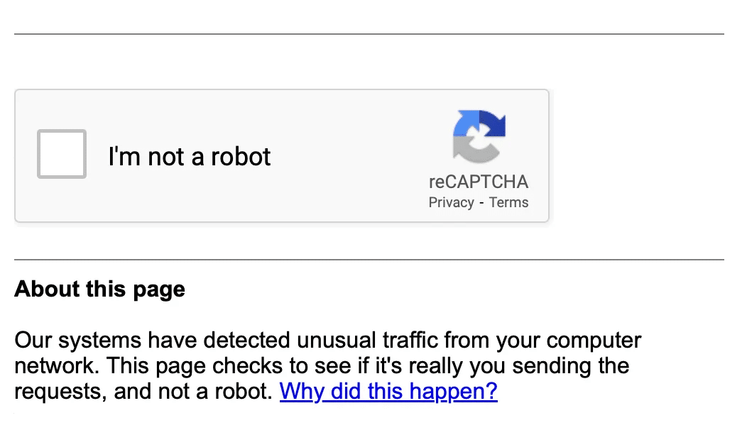 How To Fix Unusual Traffic From Your Computer Network Error Stan Ventures