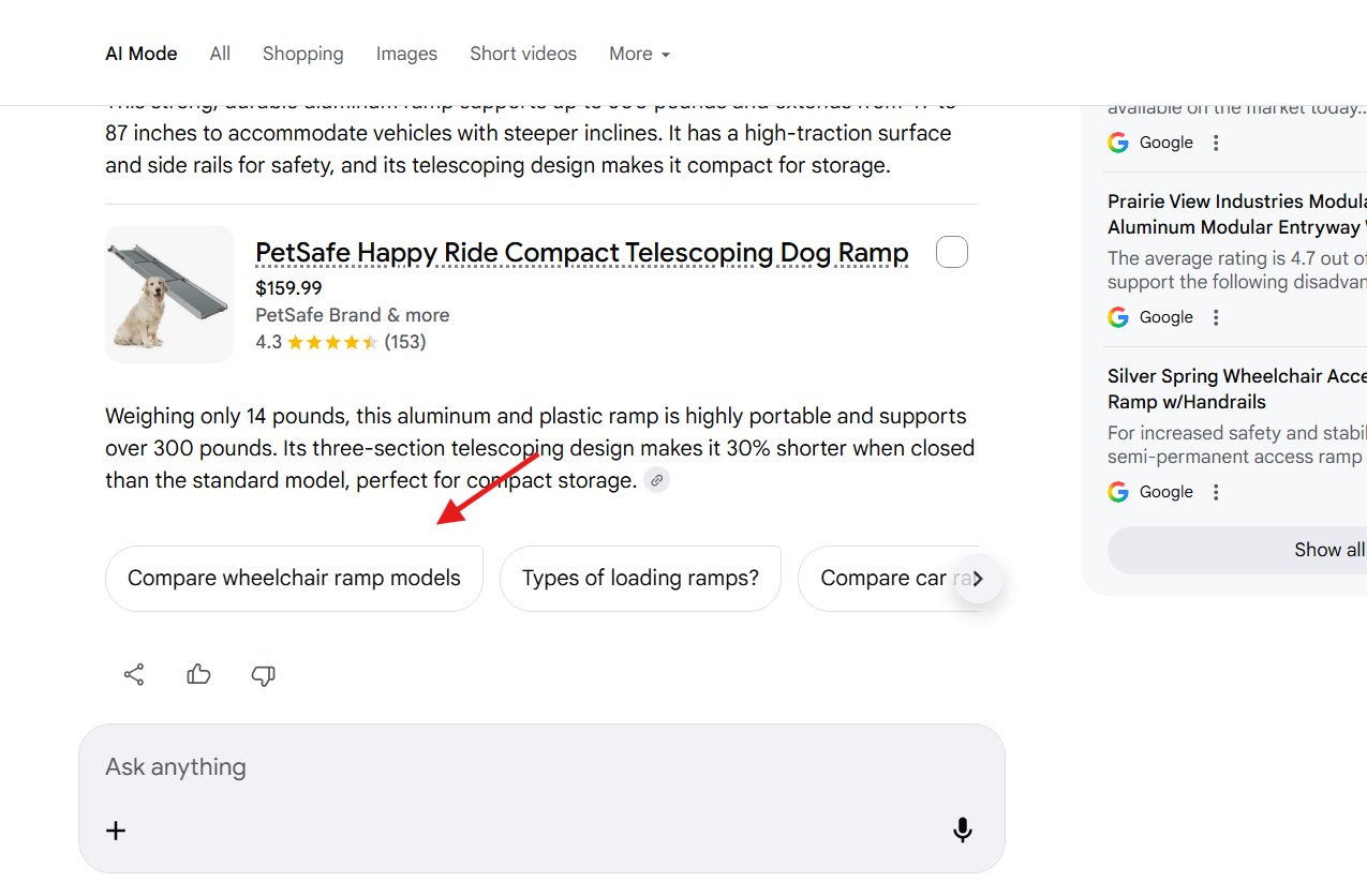 Google Tests Follow-Up Search Suggestions in AI Mode - Stan Ventures